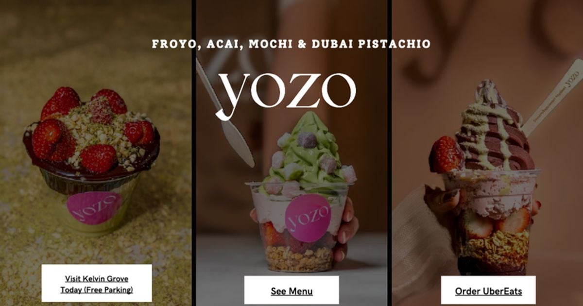 YOZO - Brisbane's Build Your Own Frozen Yoghurt, Acai and Mochi